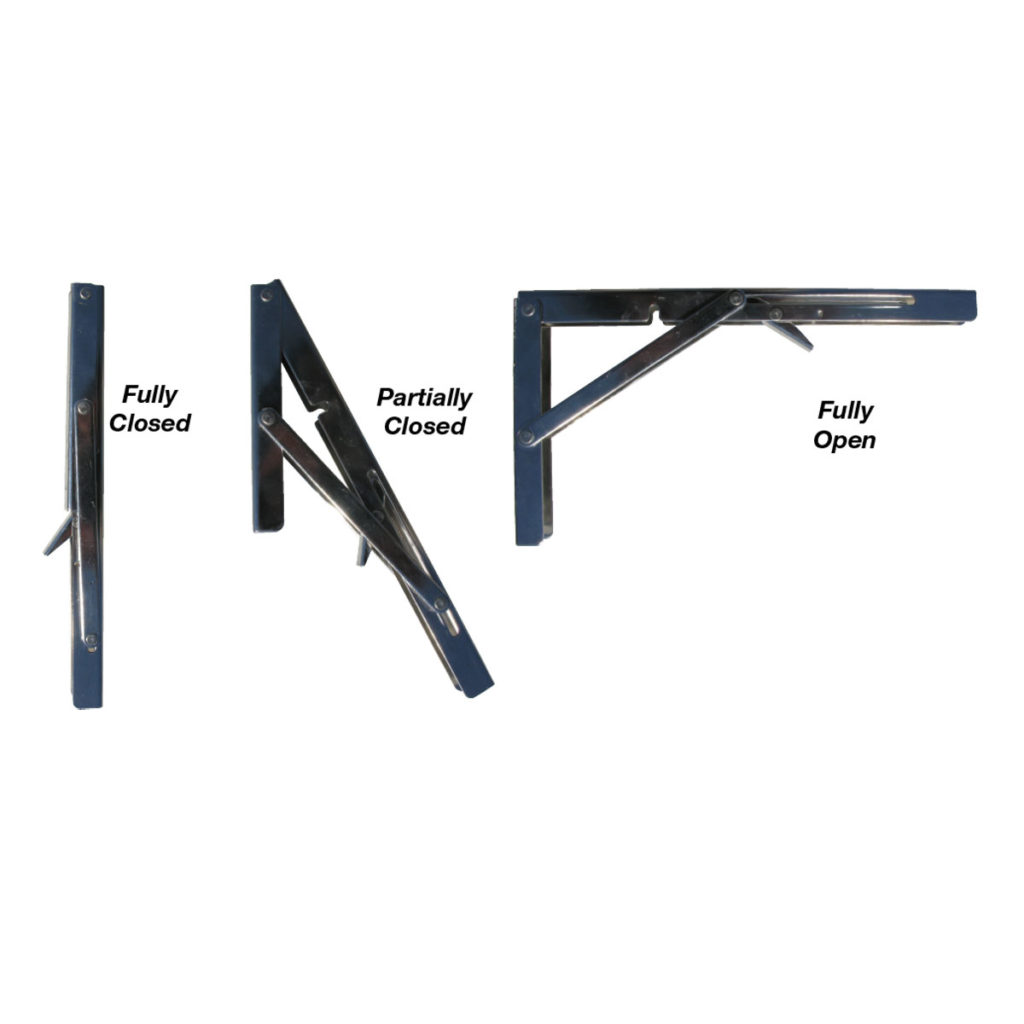 Marine Town® Folding Support Bracket – Stainless Steel – BLA NZ